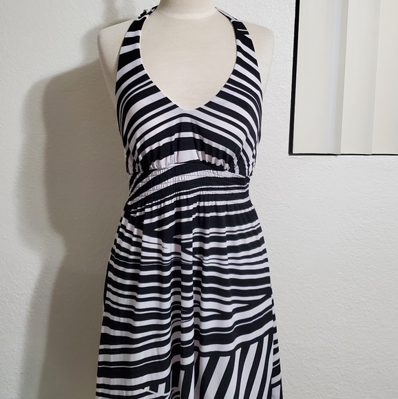 a.n.a | Dresses | Halter Abstract Dress | Poshmark